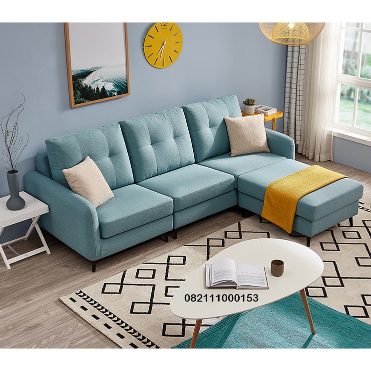 Jual SOFA RETRO MINIMALIS RUANG TAMU MODERN KEKINIAN LETTER L ...