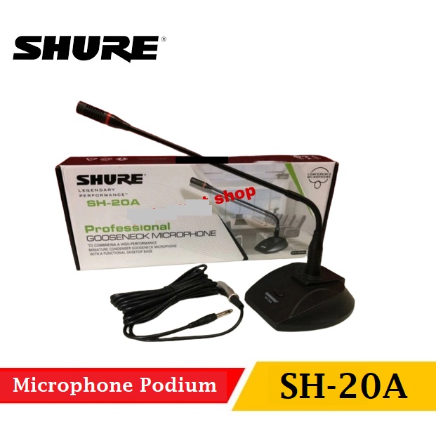 Jual Mic SH-URE SH-20A Microphone Podium Profesional Microphone ...