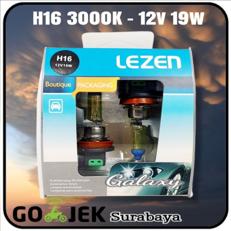 Jual LEZEN - 3000K Yellow Halogen Xenon - H3 H4 H7 H11 H16 HB4 HB3 ...
