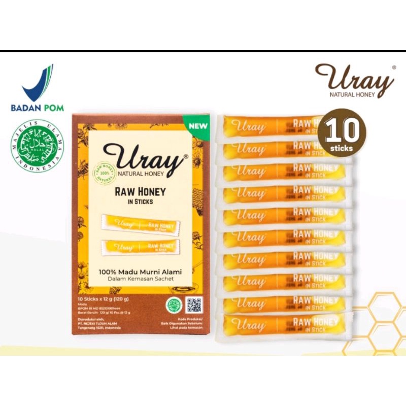 Jual Madu Uray sachet Original @10 sachet/ box | Shopee Indonesia