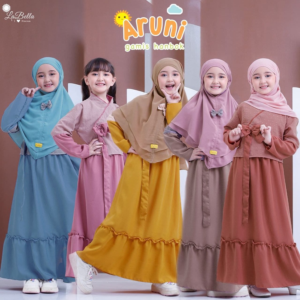 Jual ARUNI GAMIS HANBOK BY LABELLA (PRE ORDER) | Shopee Indonesia