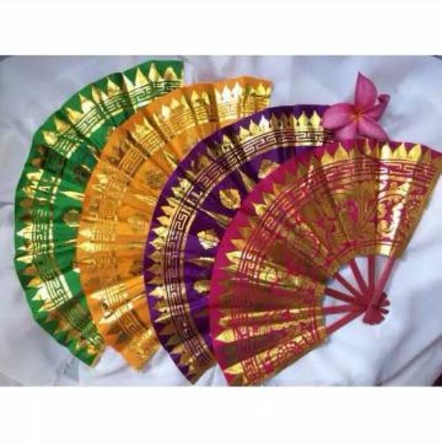 Jual Kipas bali prada emas Legong kecak | Shopee Indonesia