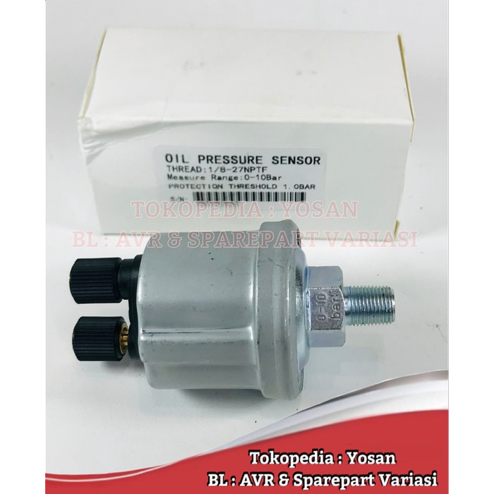 Jual SENSOR TEKANAN OLI SWITCH OLI VDO 10 BAR 2 PINS DART 10MM | Shopee Indonesia