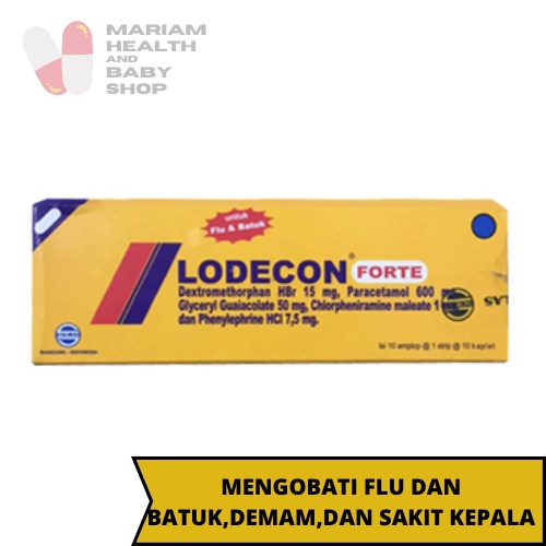 Jual Lodecon Forte Box Isi 100 Kaplet | Obat Flu | Batuk | Demam ...