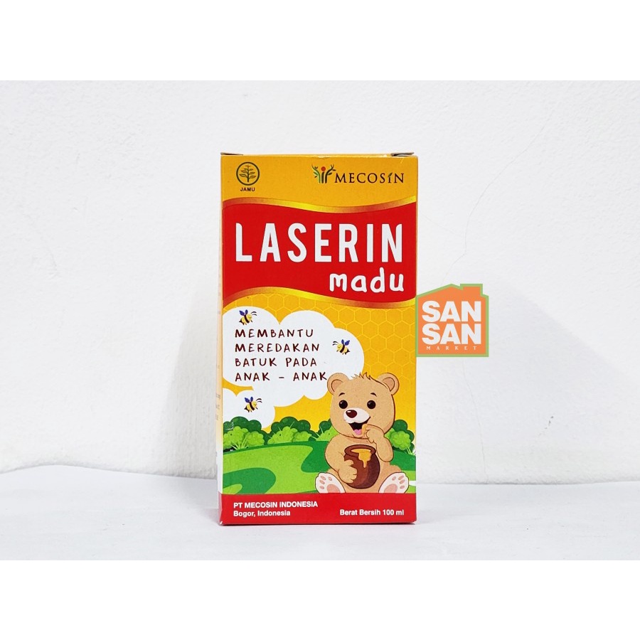 Jual Laserin Madu 100 ml - obat batuk anak herbal | Shopee Indonesia