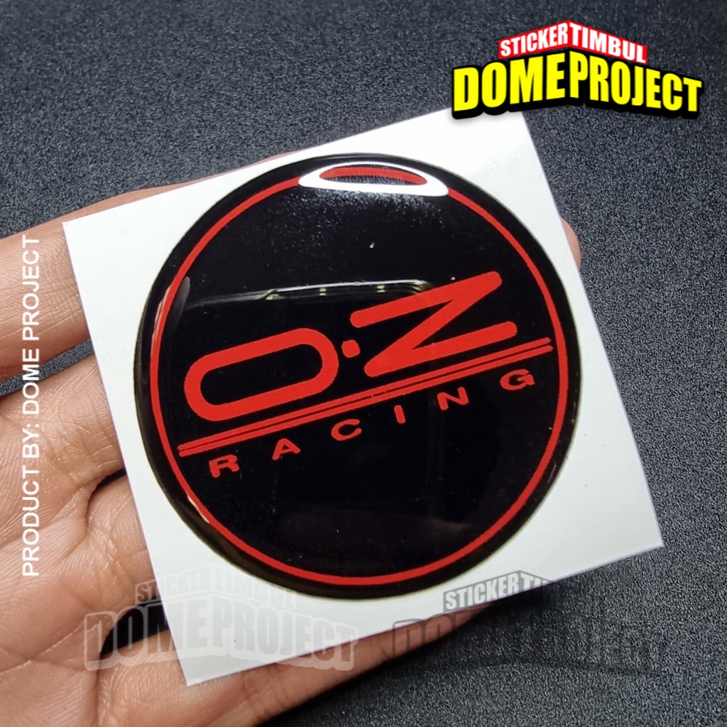 Jual STIKER LOGO OZ RACING EMBLEM VELG MOBIL DIAMETER 65MM LENTUR ...