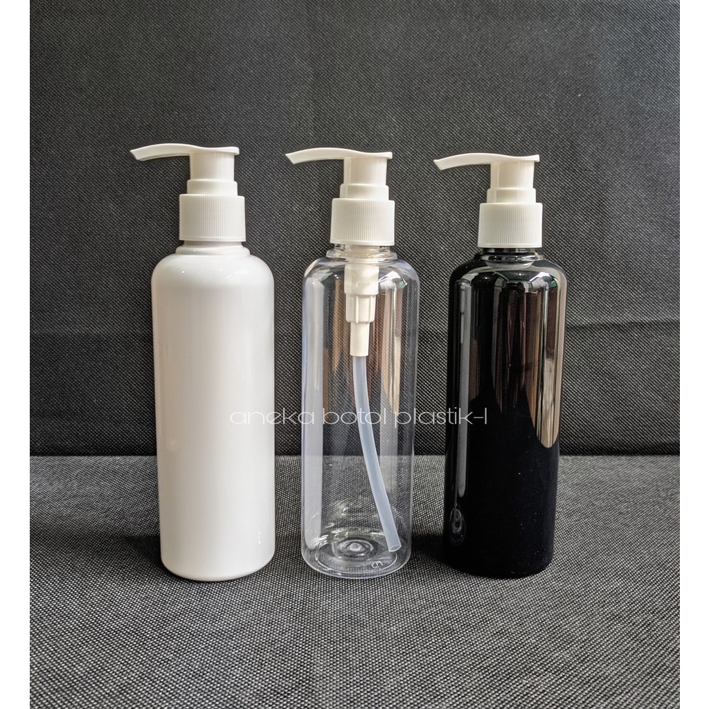 Jual Botol Pump 250ML | PET | TEBAL / Botol Pump 250ml Untuk Sabun Cair Geal | Shopee Indonesia