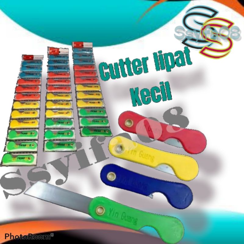 Jual CUTTER LIPAT KECIL(isi 12pcs) | Shopee Indonesia