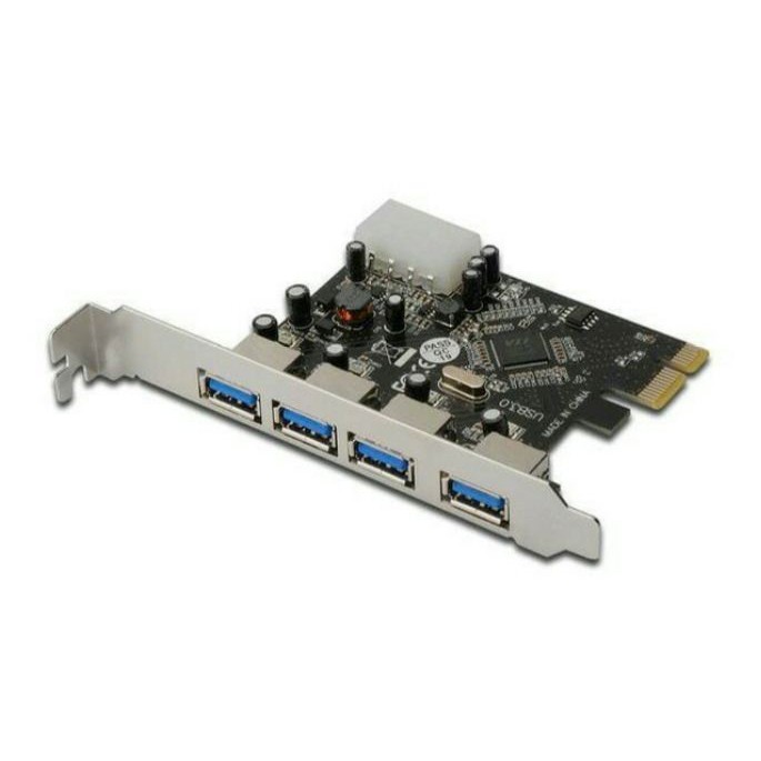 Jual USB CARD PCIE 4 PORT 3.0, PCI EXPRESS USB 3.0 4 PORT CARD | Shopee ...