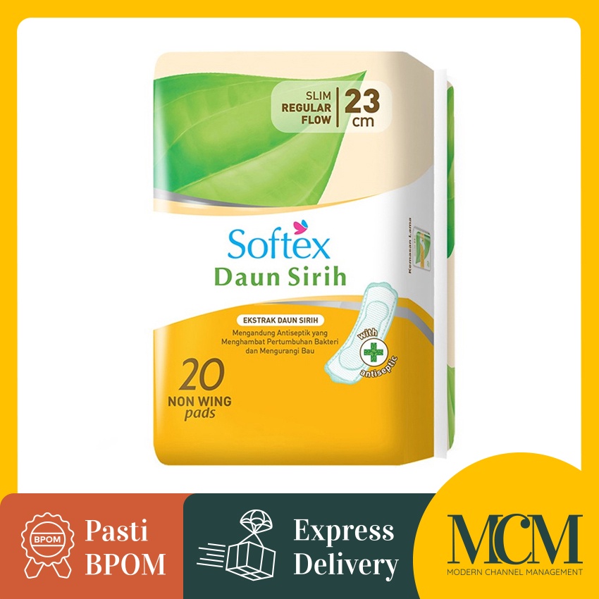 Jual Pembalut - Softex Daun Sirih Non Wing 23 cm - 20 Pads | Shopee ...