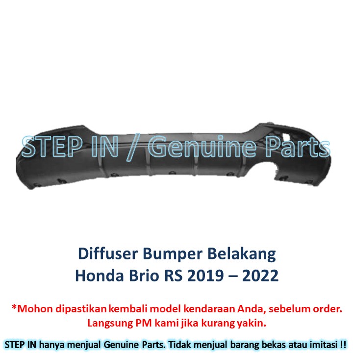 Jual Spoiler Bumper Belakang Honda BRIO RS 2019 2020 2021 2022 Baru ...