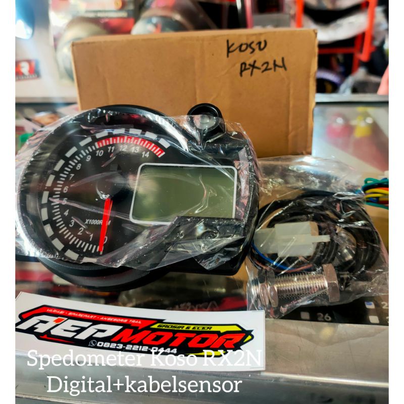 Jual Spedometer koso rx2n digital+jarum | Shopee Indonesia