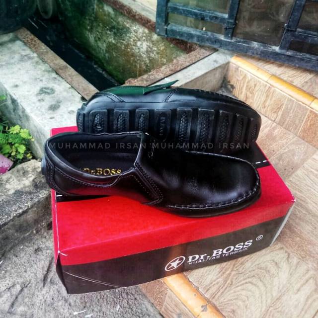 Jual SEPATU KULIT ASLI DR. BOSS TAHAN BAKAR | Shopee Indonesia