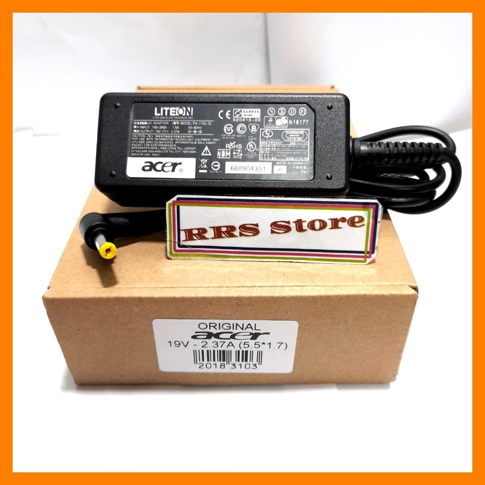 Jual Acer LITEON 19V 2.37A 4W 5.5x1.7mm Ac Adapter Laptop Charger for Acer Aspire ES1-512 711 PA ...