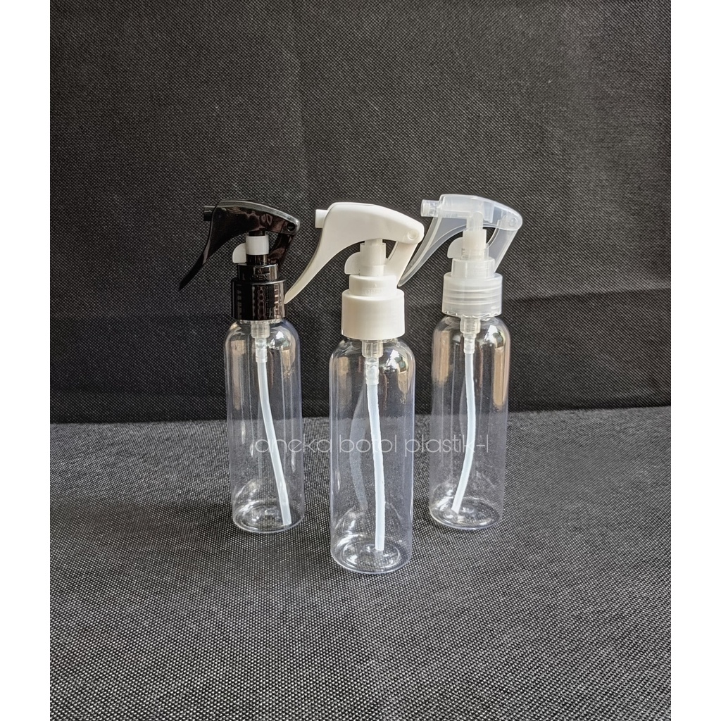 Jual botol spray 100 ml bening clear trigger burung mini hand sanitizer botol kosong botol pet ...