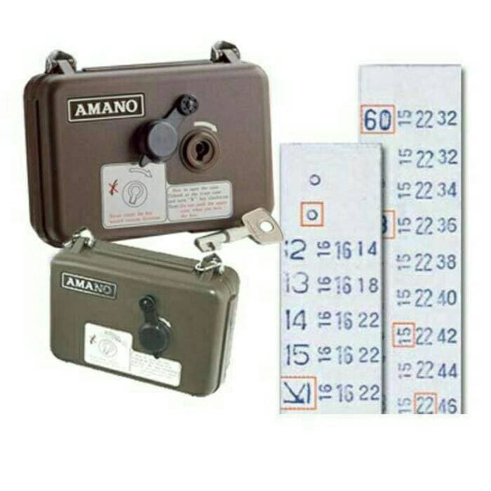 Jual Security Control/Absen Security Amano Pr600#Ready Murah | Shopee ...
