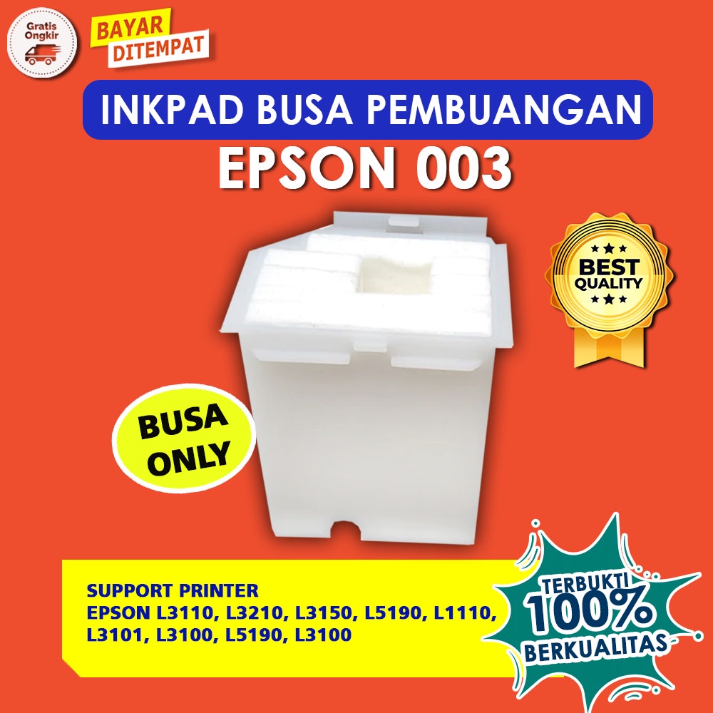 Jual Inkpad Busa Pembuangan Waste Ink Pad Epson L1110 L3110 L3150 L4150 ...