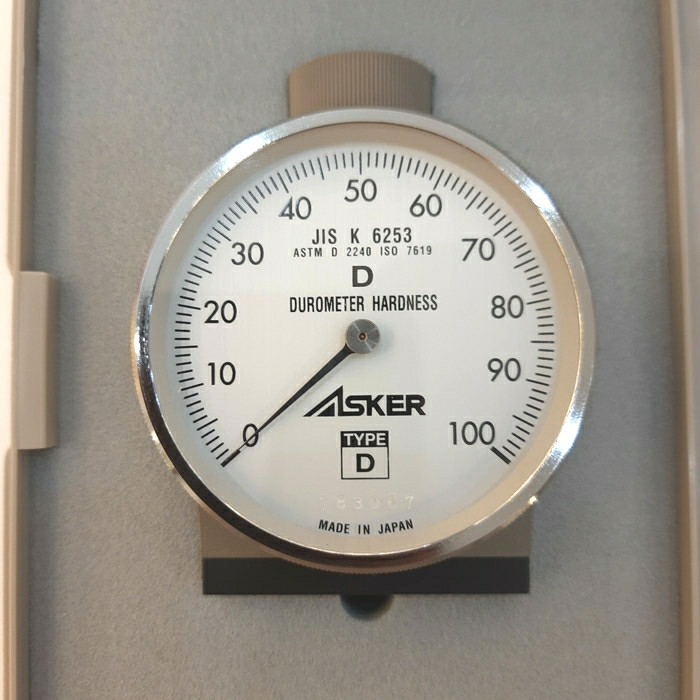 Jual Durometer Hardness Asker Original Type D Alat Pengukur Kekerasan ...