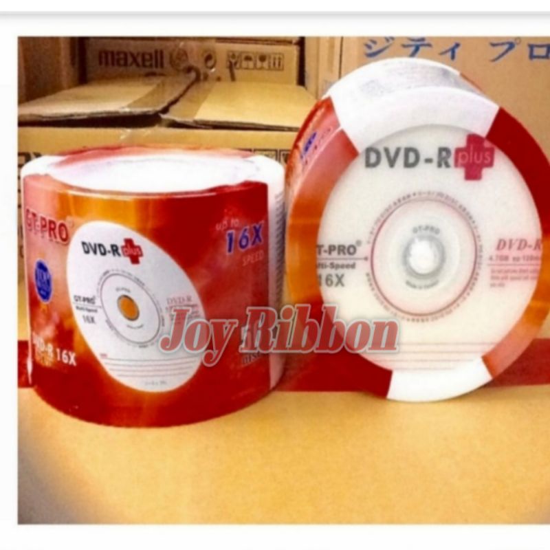 Jual DVD-R Plus Merk GT-PRO 16x Tabung Isi 50 Pcs | Shopee Indonesia