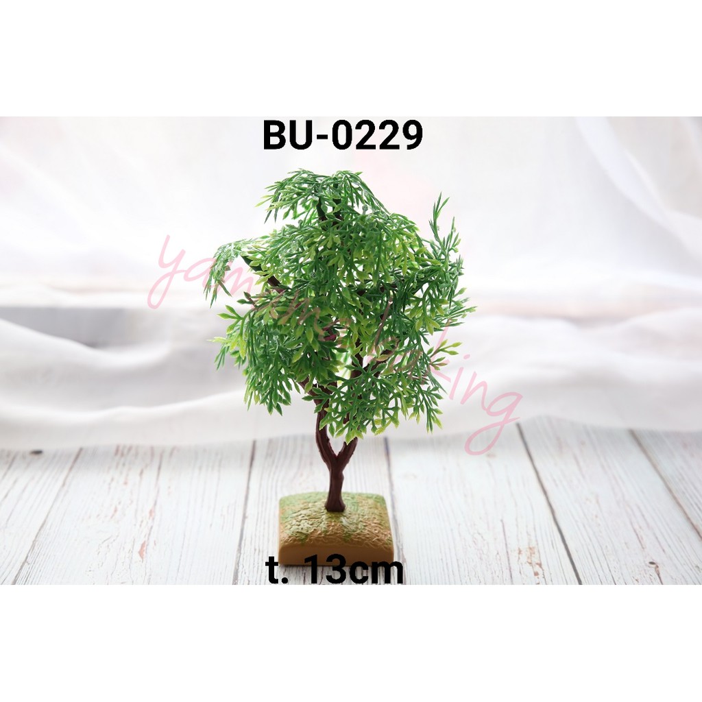 Jual BU-0229 Topper hiasan kue tart cake pohon bunga hutan taman ...