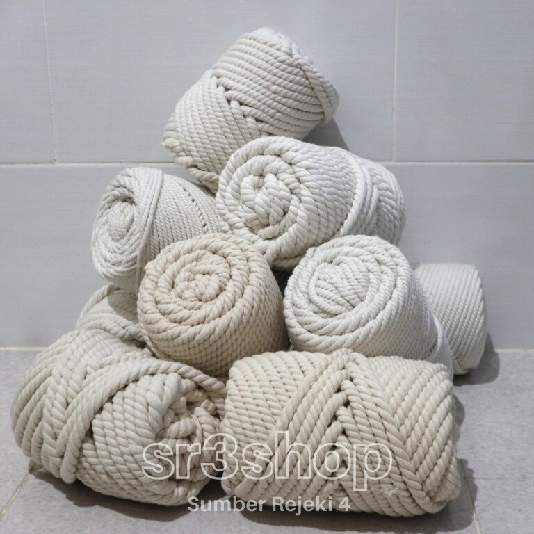 Jual Tali Katun 1000gr | Tali Macrame | Cotton Rope | Shopee Indonesia