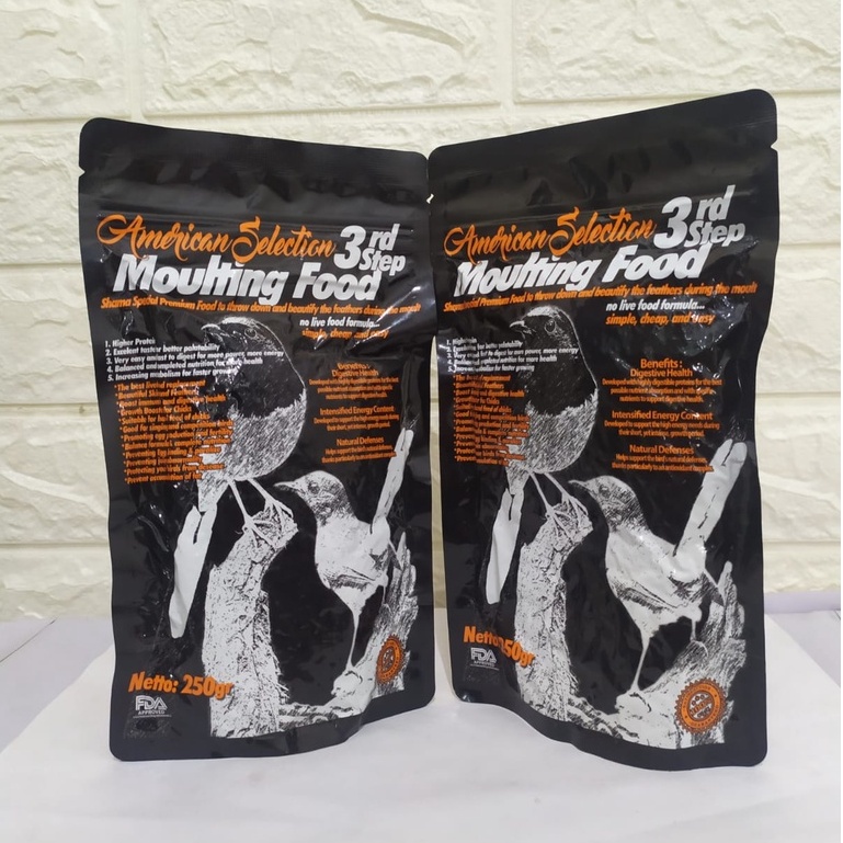 Jual AMS American Selection 3rd step Moulting Food 250 gram Pakan ...