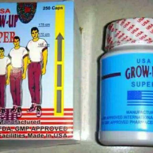 Jual Obat Peninggi Badan Zenit Grow-Up Usa Herbal Asli Super Cepat Anak ...
