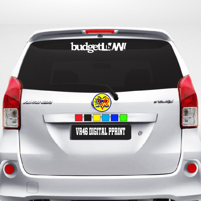 Jual Stiker Mobil BudgetLow Budget Low - Funny Car Decal Sticker ...