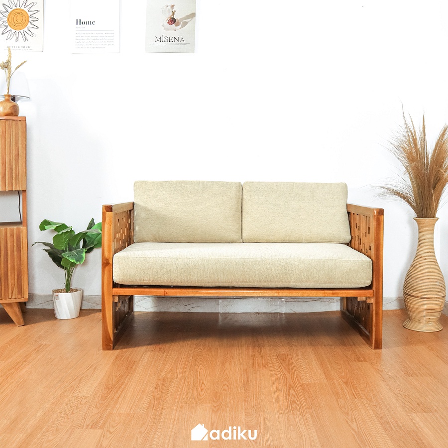 Jual ADIKU.ID FUJI Sofa 2 Seater - Sofa Minimalis | Shopee Indonesia