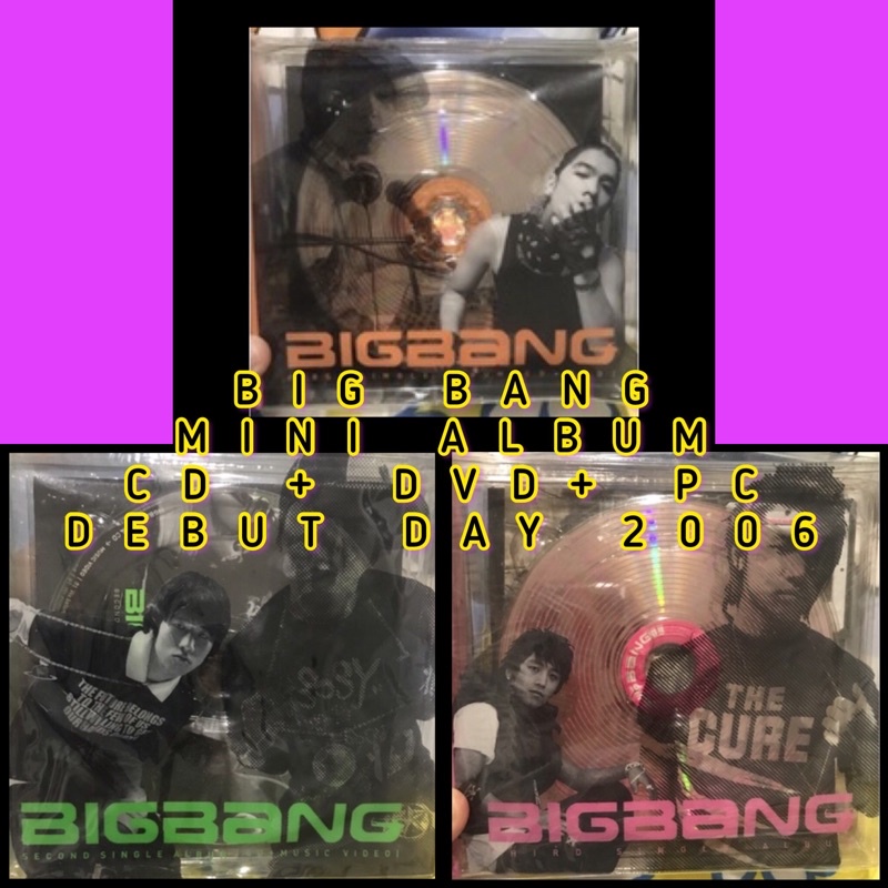 Jual (SEALED) G-DRAGON TAEYANG BIG BANG MINI SINGLE ALBUM DEBUT DAY 2006 CD DVD G-DRAGON GD ...