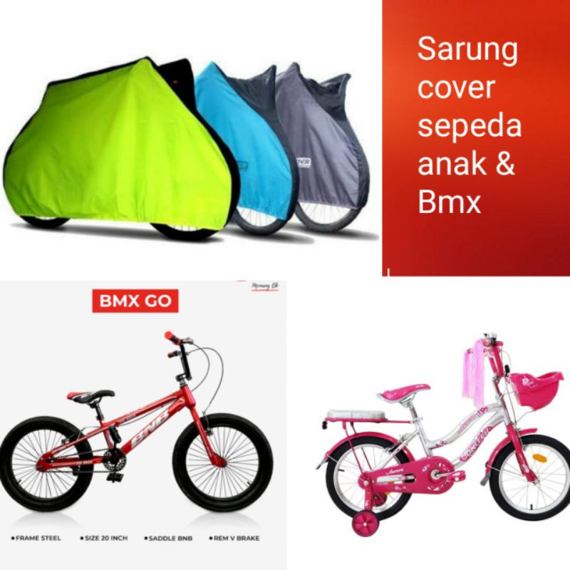 Jual Sarung cover sepeda anak dan bmx tutup sepeda anak bmx | Shopee ...