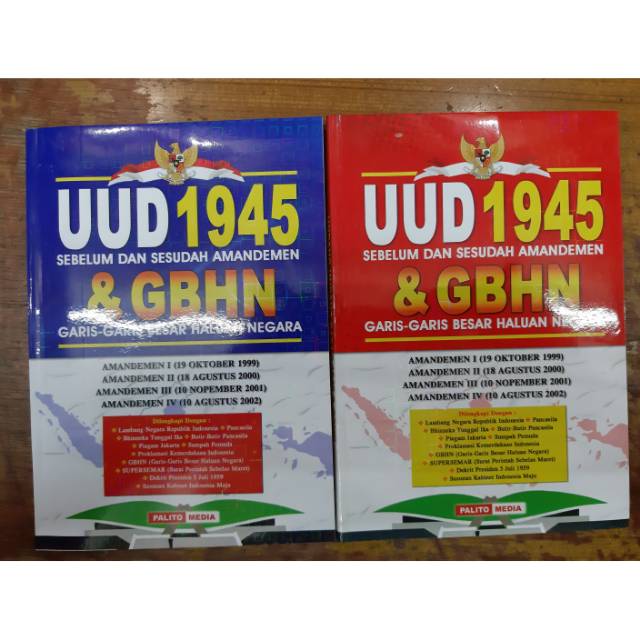 Jual BUKU UUD 1945 AMANDEMEN DAN GBHN. | Shopee Indonesia