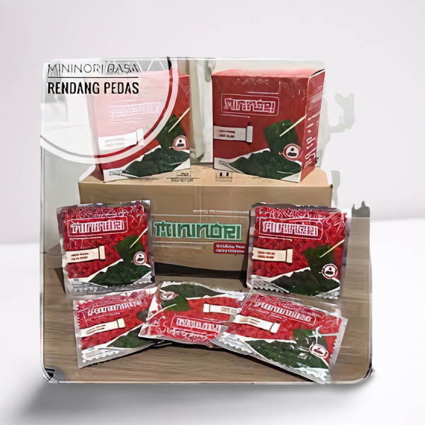 Jual Snack mininori rumput laut (1 pak isi 12pcs ) cemilan rumput laut ...