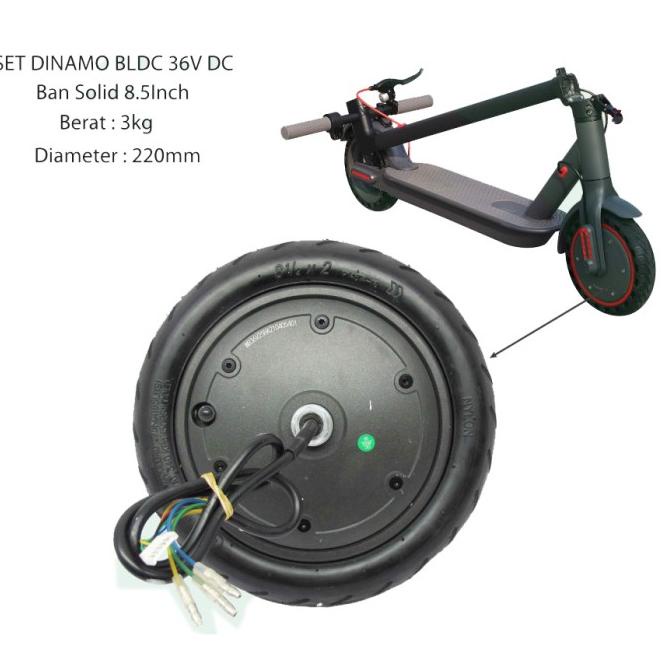 Jual Dinamo Motor Bldc 8.5 Inch 36V 350W Elektrik Skuter Otoped Listrik ...
