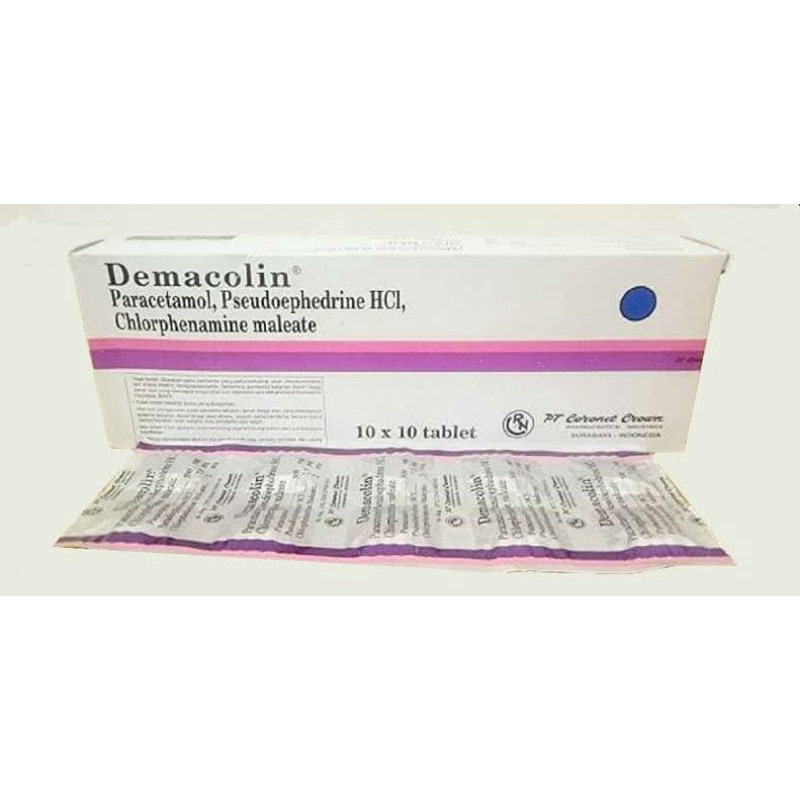 Jual Demacolin tablet obat flu pilek | Shopee Indonesia