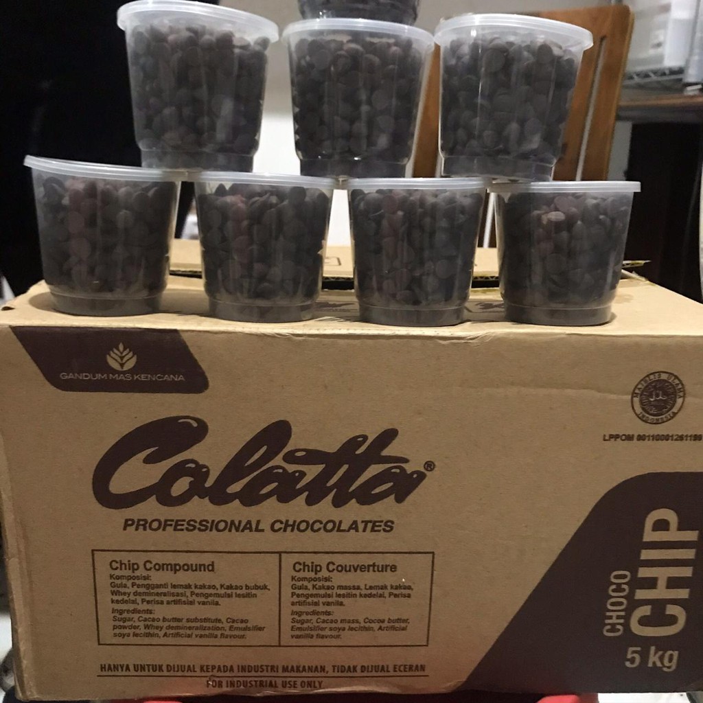 Jual Colatta - Chocolate Choco Chip 250gr | Shopee Indonesia