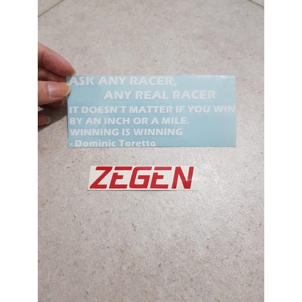 Jual Sticker stiker winning is winning dominic toretto fast n furious ...