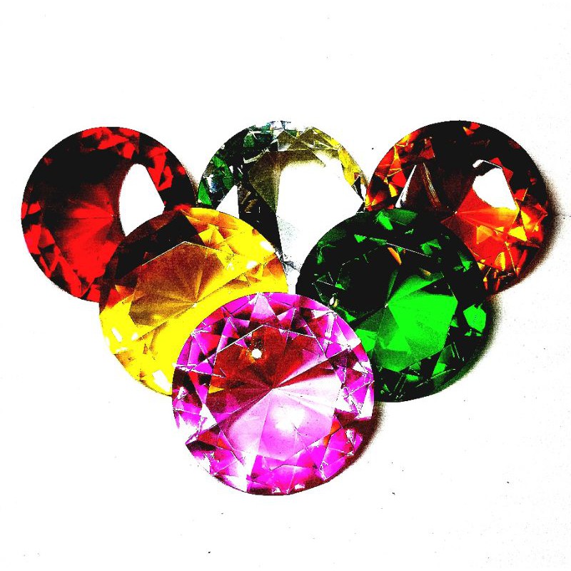 Jual BAYAR DI TEMPAT BATU DIAMOND CUBIC ZIRCONIA JUMBO 8X8 CM BATU ...