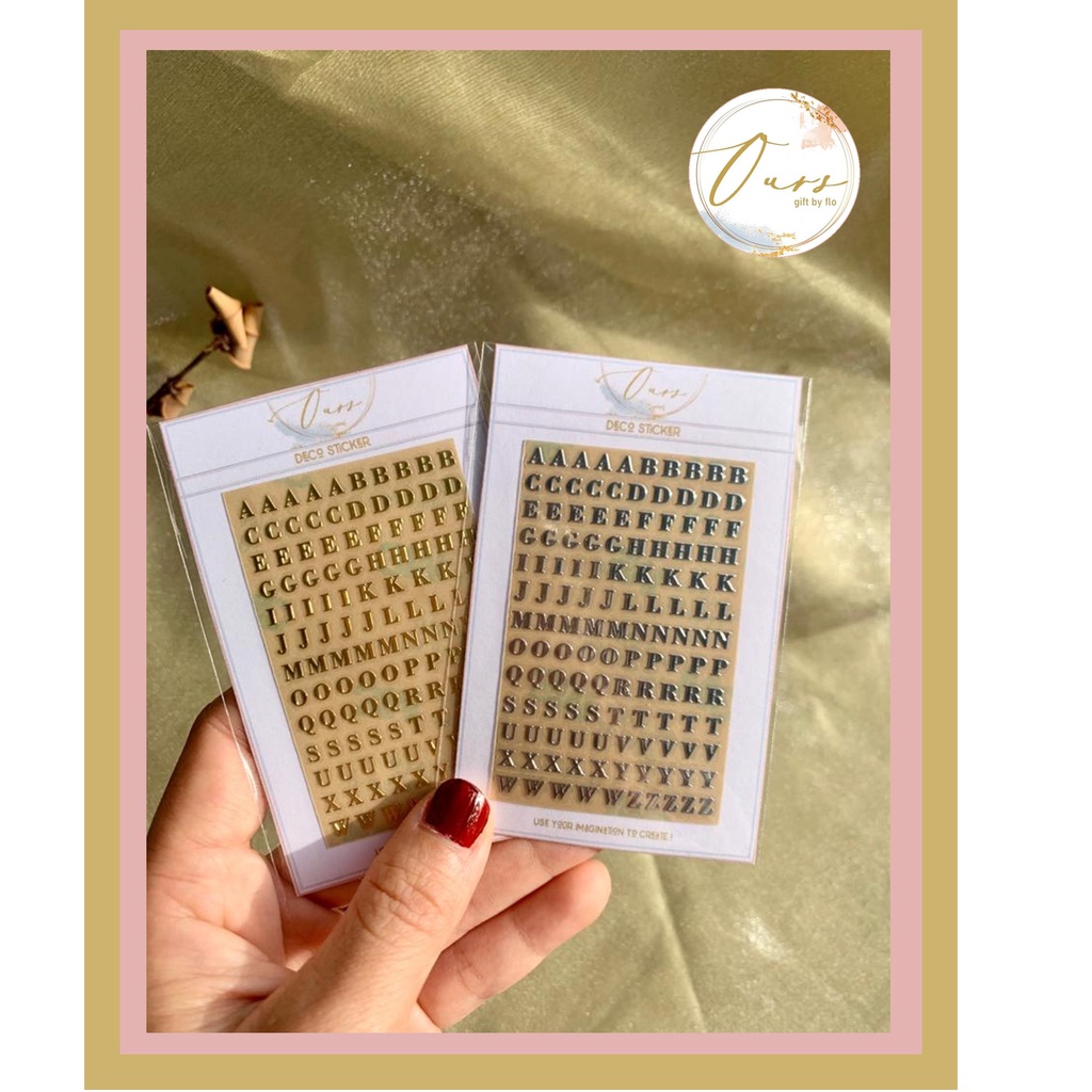 Jual OURS Letters Stikers | Shopee Indonesia