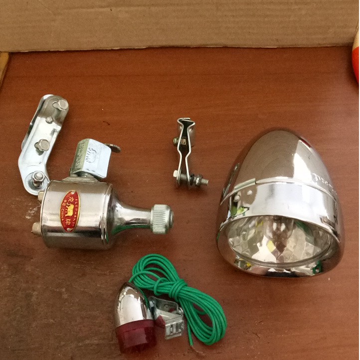 Jual DYNAMO LIGHTING SET ELEPHANT DINAMO LAMPU SEPEDA ONTEL OTHEL ...