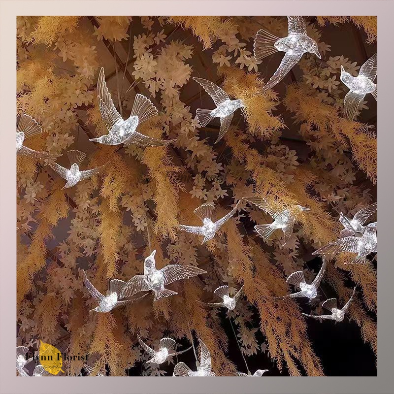 Jual Lampu Burung Akrilik led (1 Set Isi 10 Pcs ) Lampu Hias Dekorasi ...