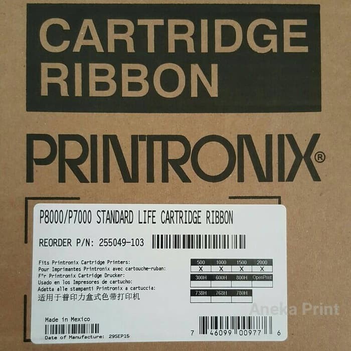 Jual Pita Printronix P7000/P8000 Original ribbon Cartridge | Shopee ...