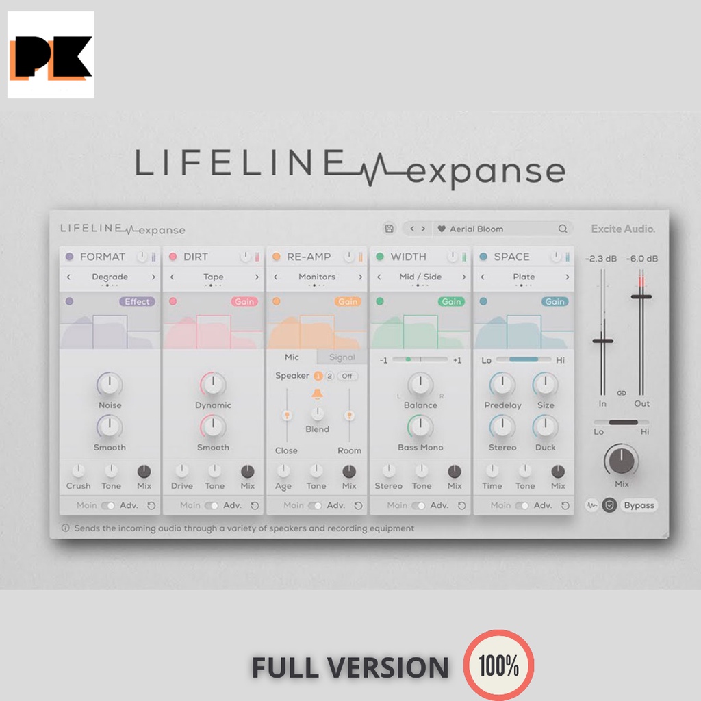 Jual Plugin Lifeline Expanse v1 - vst effect audio processing - windows / mac | Shopee Indonesia