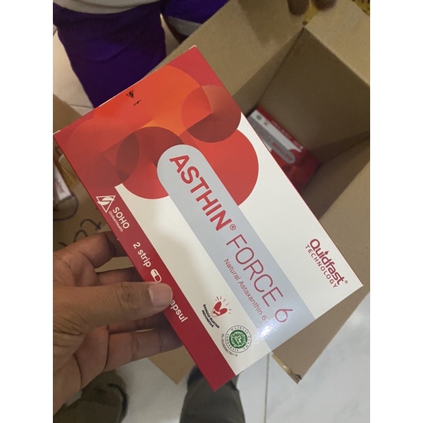 Jual Asthin force 6mg / astin / box / 20 kapsul | Shopee Indonesia