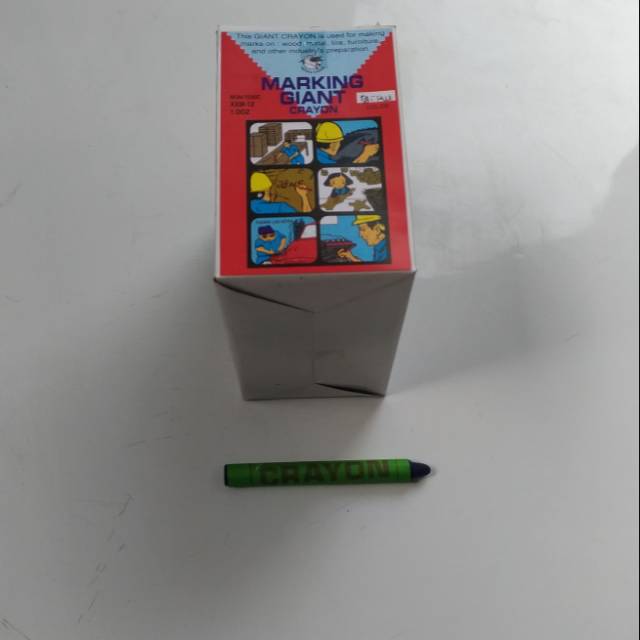 Jual CRAYON GIANT MARKING BIRU / HITAM / MARKING CRAYON / CRAYON GIANT ...