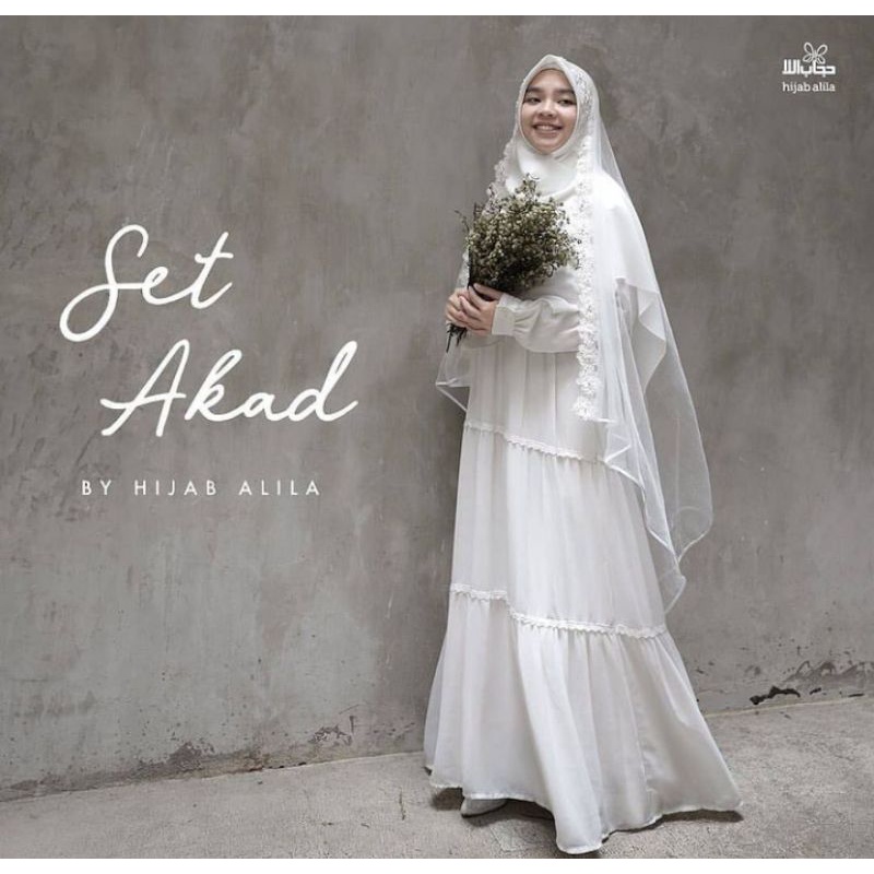 Jual Gamis Galeri by hijab alila GAMIS AKAD ALILA | Shopee Indonesia