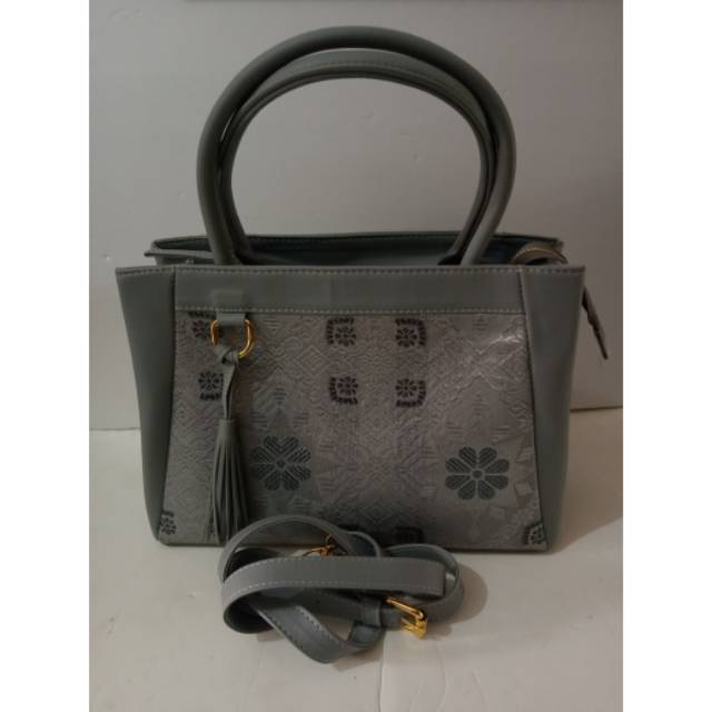 Jual Tas songket khas palembang ayako abu A | Shopee Indonesia