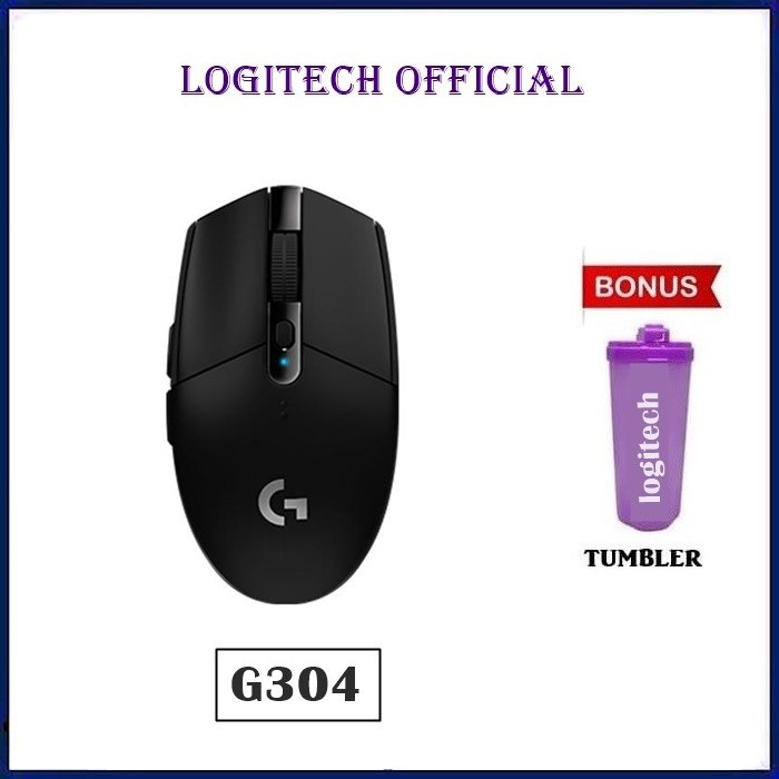 Jual Logitech G304 Lightspeed Wireless Gaming Mouse - Logitech G-304 - Black MURAH | Shopee ...