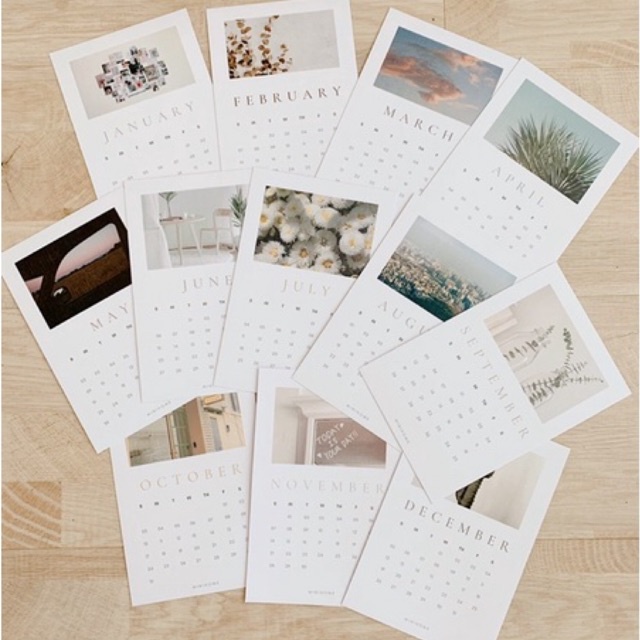 Jual [MINIHOME] Calendar Wall Postcard - Kalender 2023 Wallpaper Decor ...