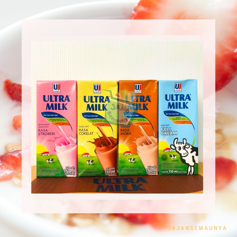 Jual Ultra milk 250 ml (paket 2 pcs) | Shopee Indonesia